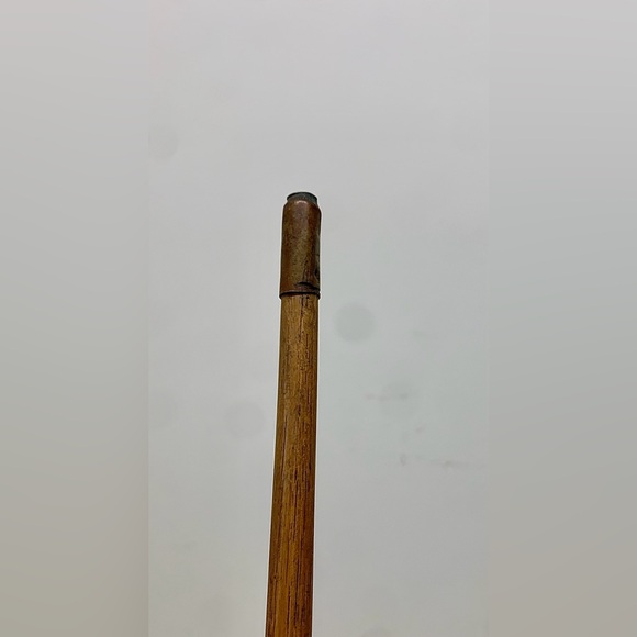Art | Antque Primitive Turned Wood Bulb Handled Cane Walking Stick ...